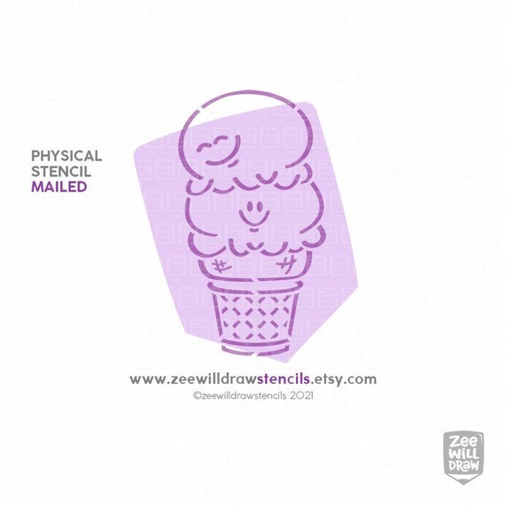 Plantilla De Escritura De Cono De Helado Cono De Helado Falso,Cono De