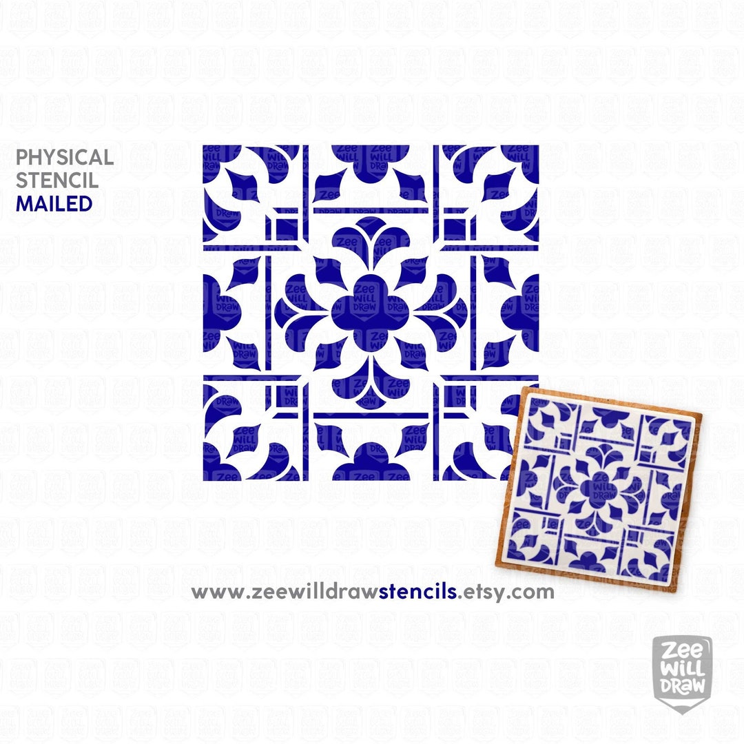 Talavera Tile Stencil for Cookies, Cakes and Crafting - Etsy