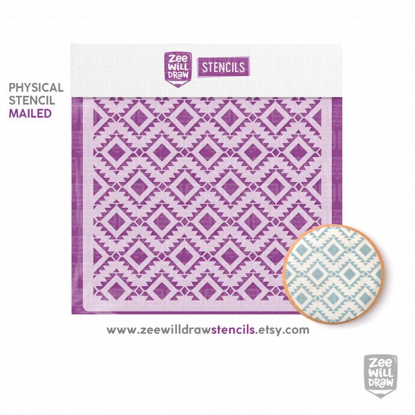 Southwestern Stencil - Etsy