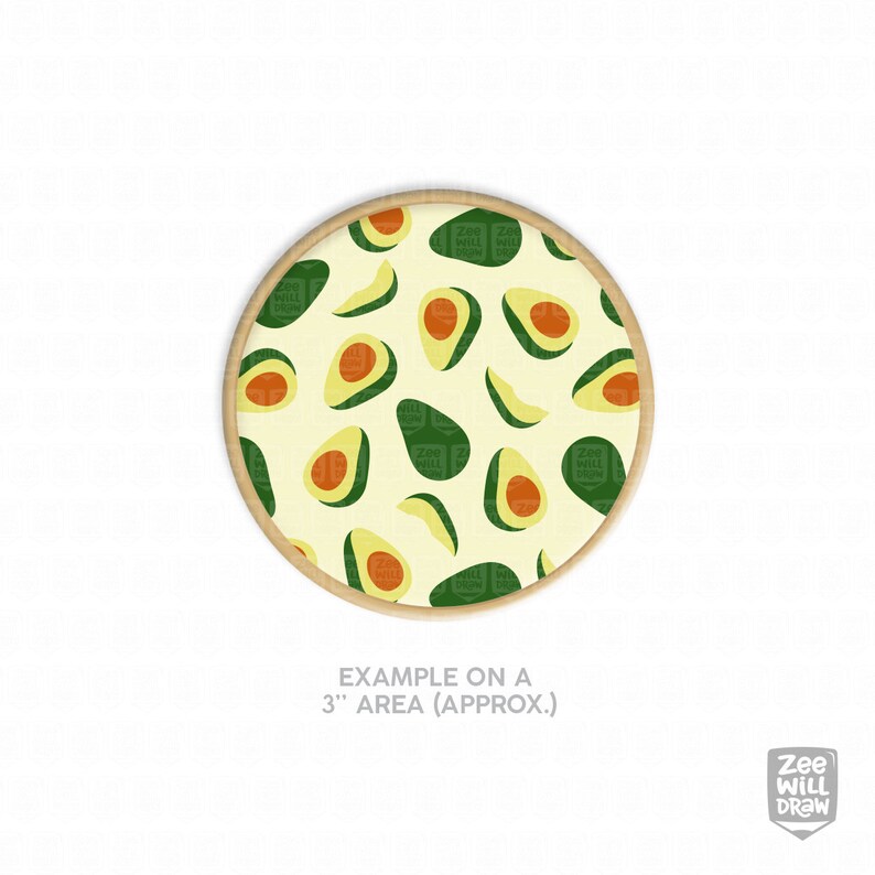 Avocado Stencil for Cookies, Cakes and Craft - 3 Layers - Etsy