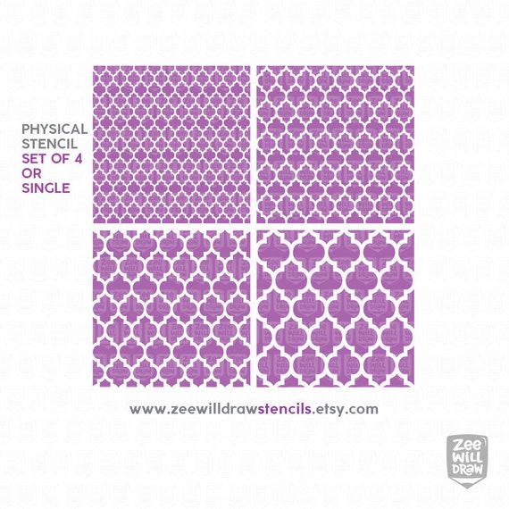 Single Quatrefoil Pattern