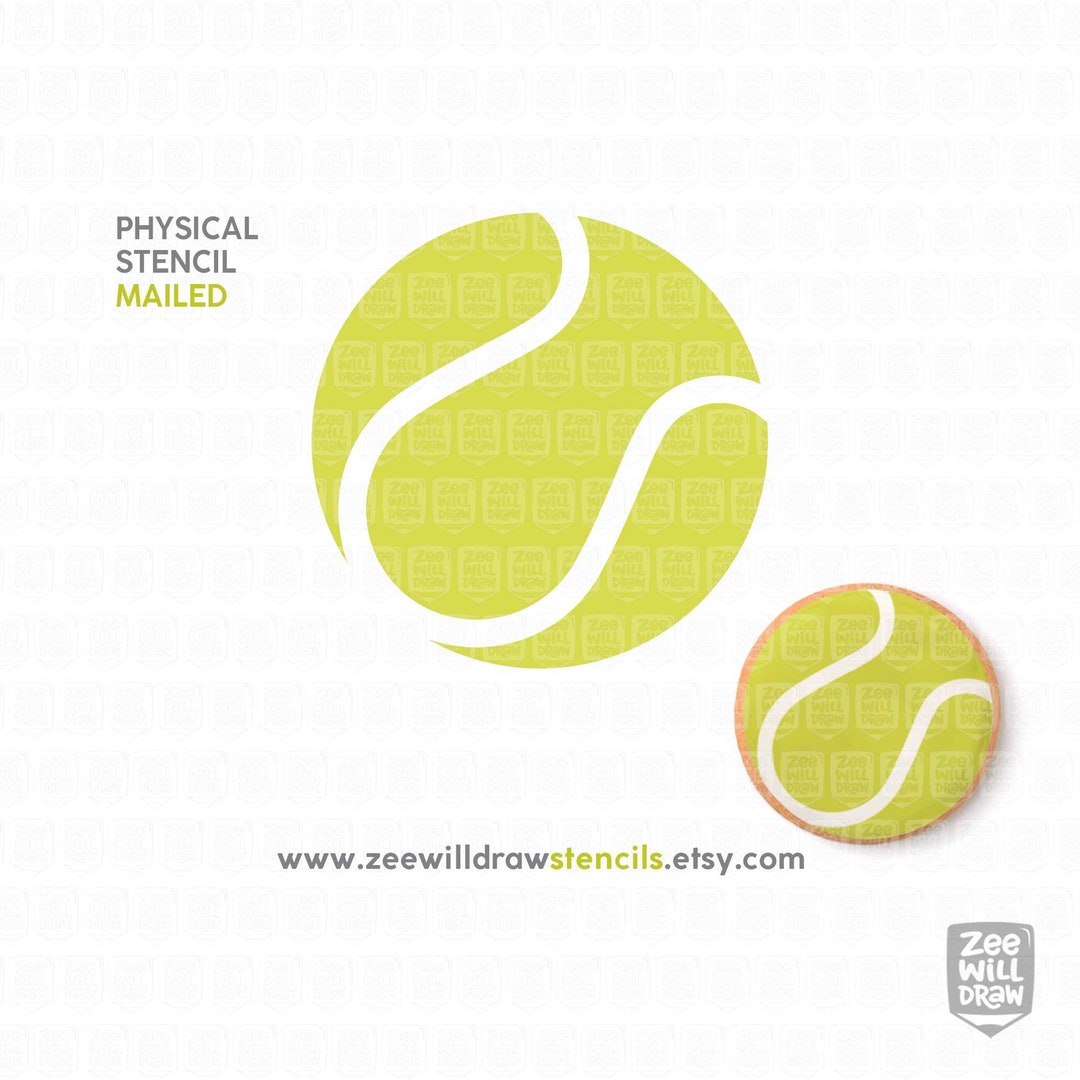 Tennis Ball Stencil for Cookies, Cakes and Crafting - Etsy
