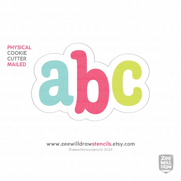 Abc Cookie Cutter - Etsy