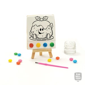 Christmas Pudding PYO Stencil "zee Will Draw" - Etsy