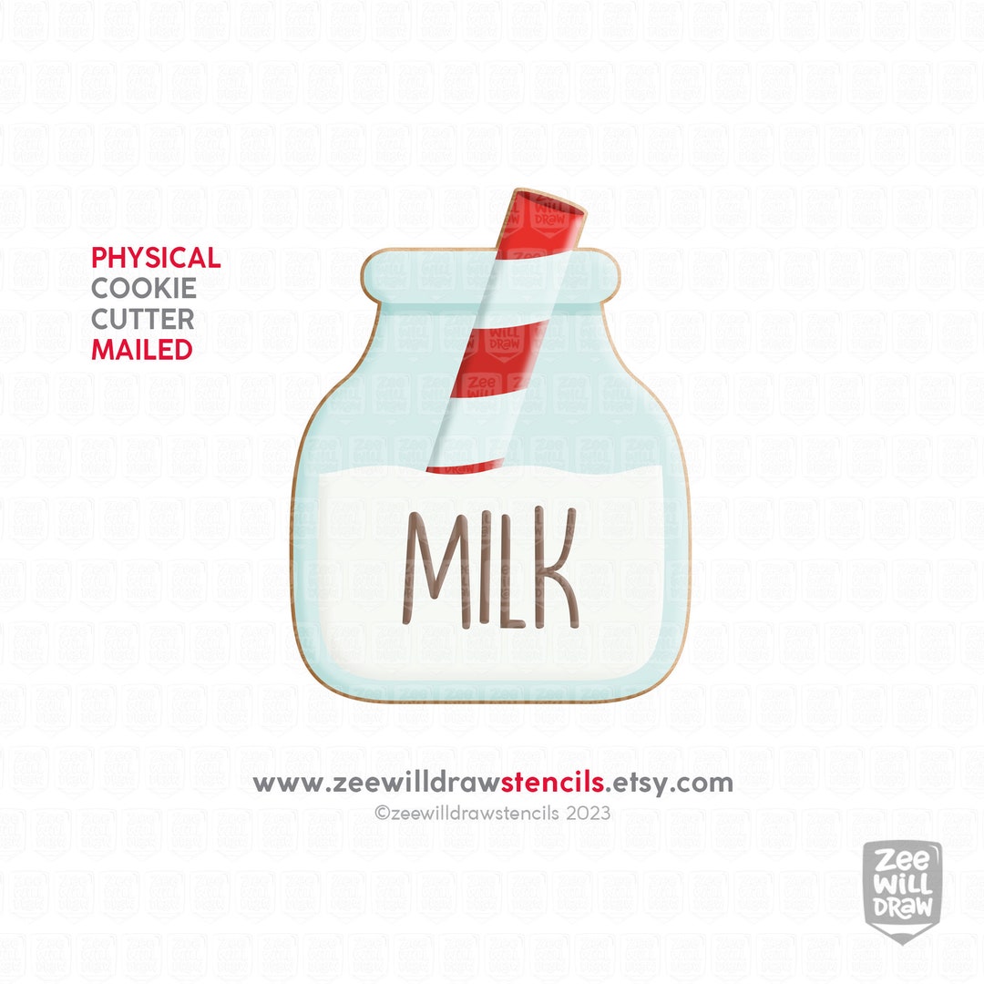 Milk Bottle Cookie Cutter - Etsy