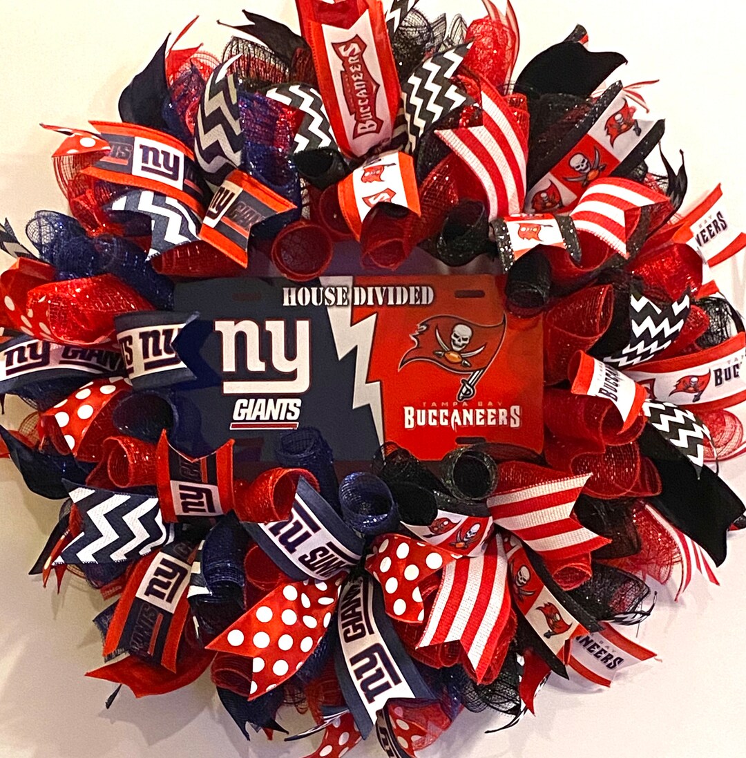 House Divided Wreath, Sports Team House Divided Wreath, Team House ...