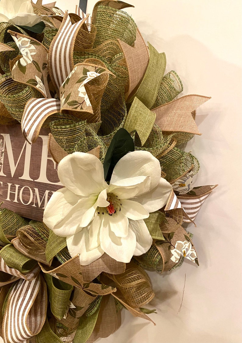 Magnolia Wreath, Summer Wreath, Everyday Wreath, Magnolia Wreaths ...