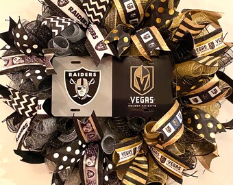 Raiders Wreath - Etsy