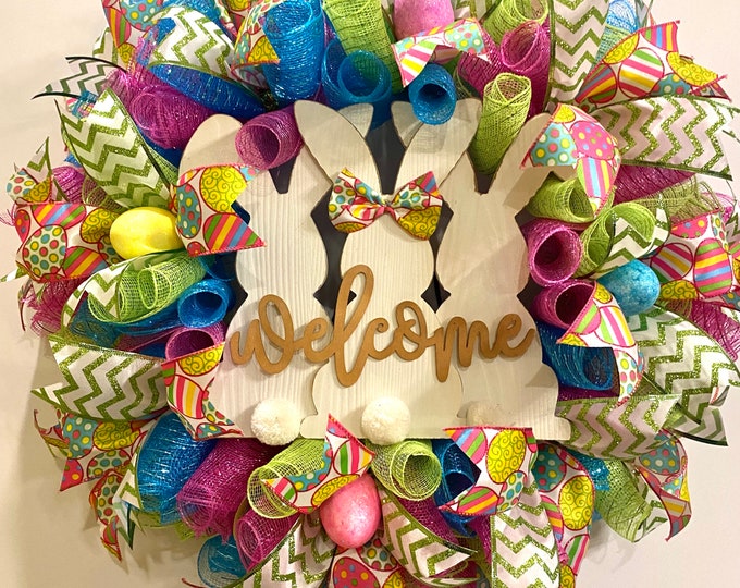 Easter Wreath, Easter Wreaths, Easter Door Wreaths, Spring Wreath ...