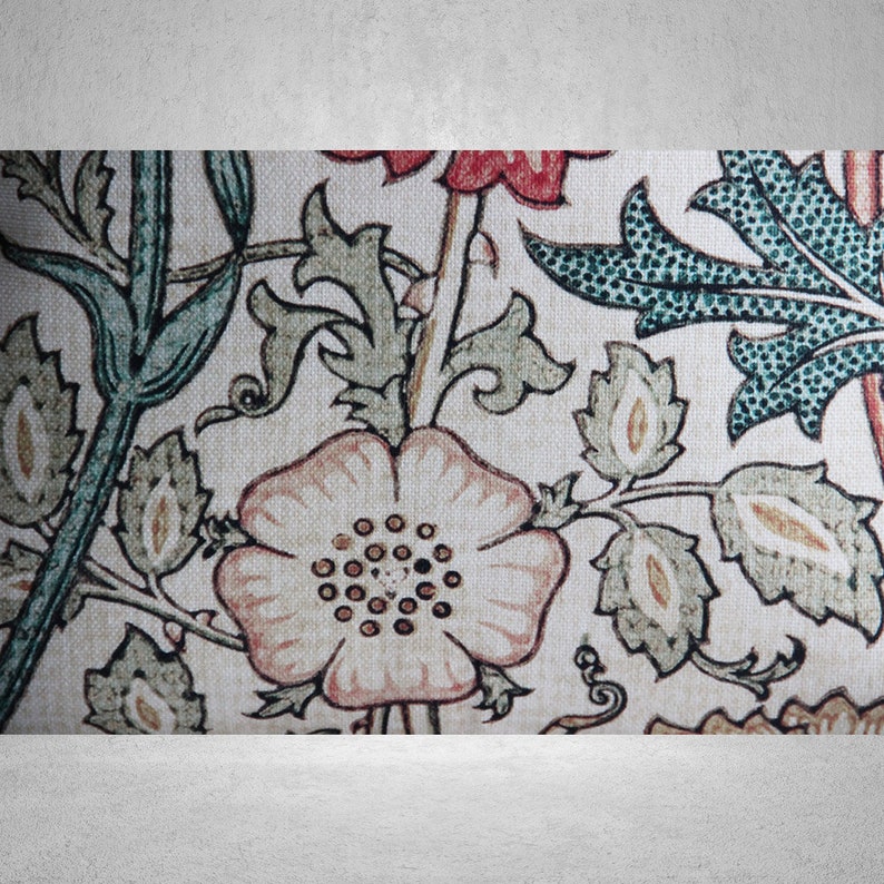 William Morris Floral Decorative Throw Pillow Cover Decor - Etsy