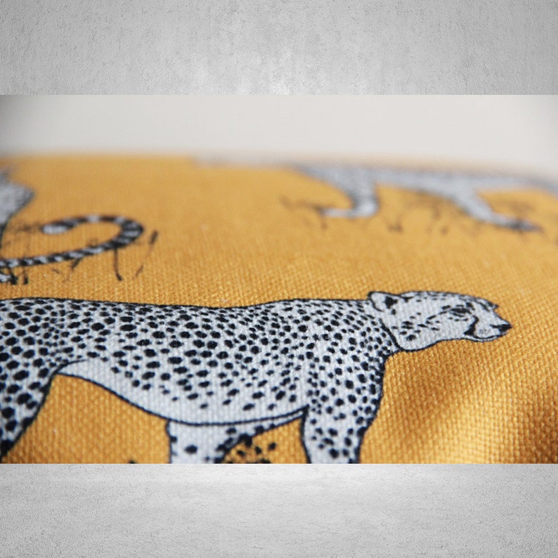 Curcuma/ Marsala/ Blue Leopard Throw Pillow Cover - Panther Decor ...