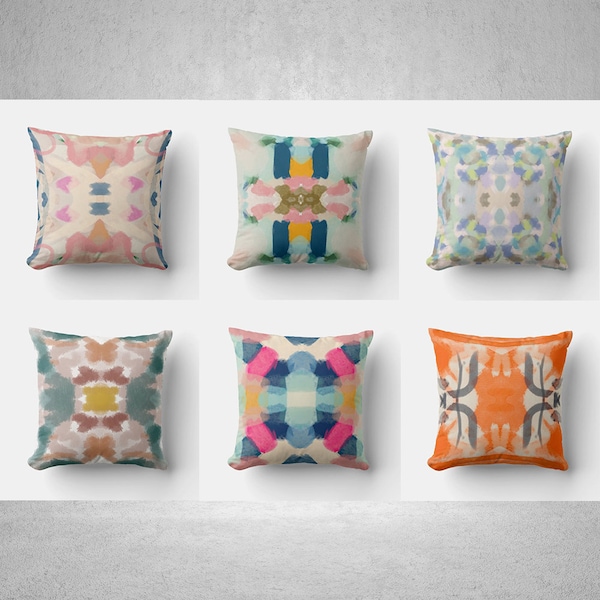 Bright Color Throw Pillows - Etsy