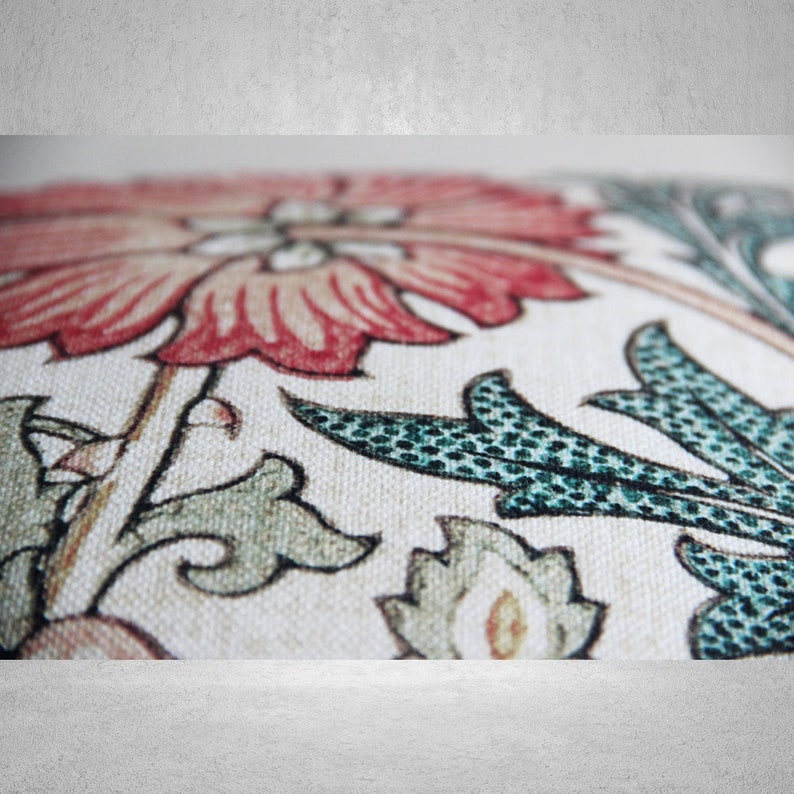 William Morris Floral Decorative Throw Pillow Cover Decor - Etsy
