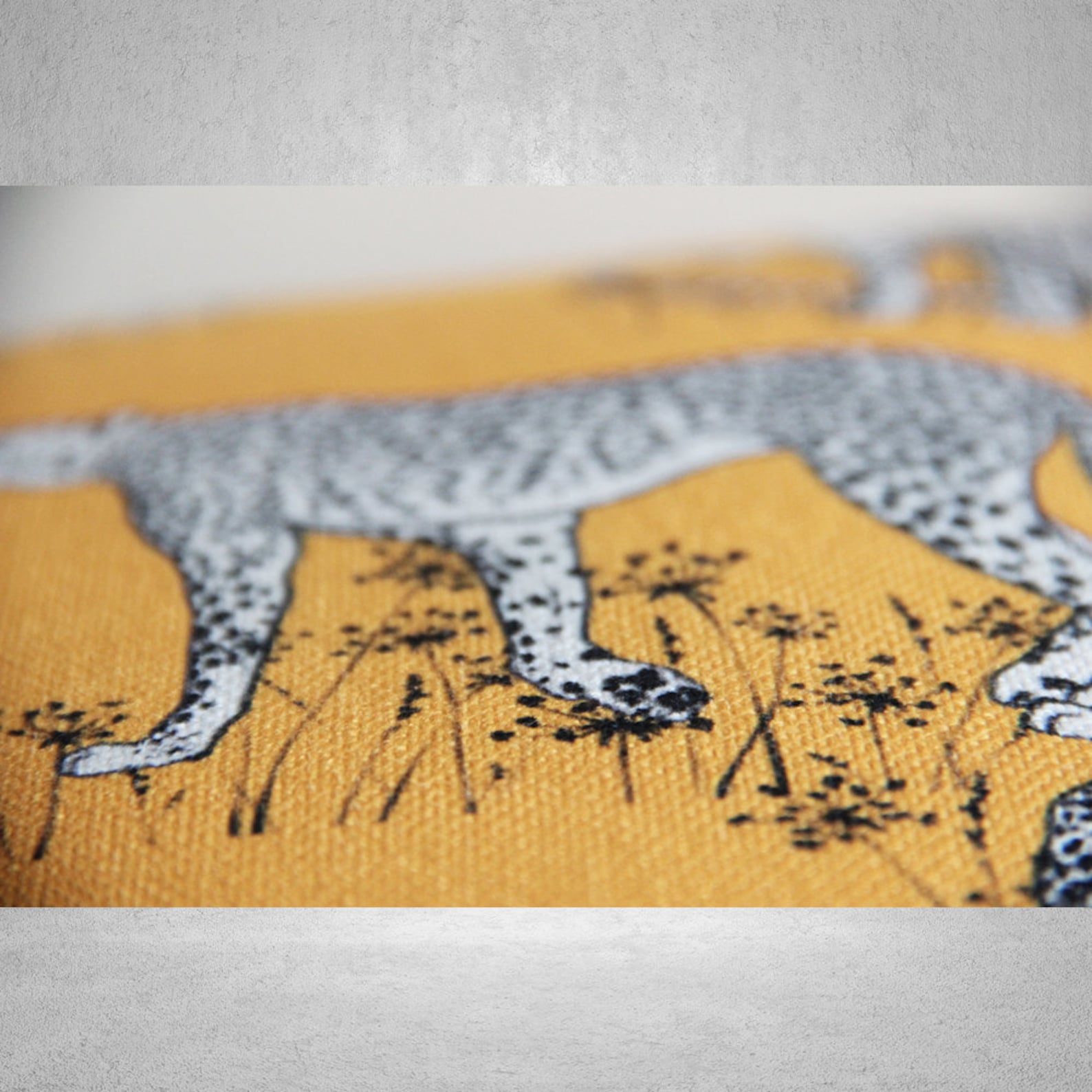 Curcuma/ Marsala/ Blue Leopard Throw Pillow Cover - Panther Decor ...