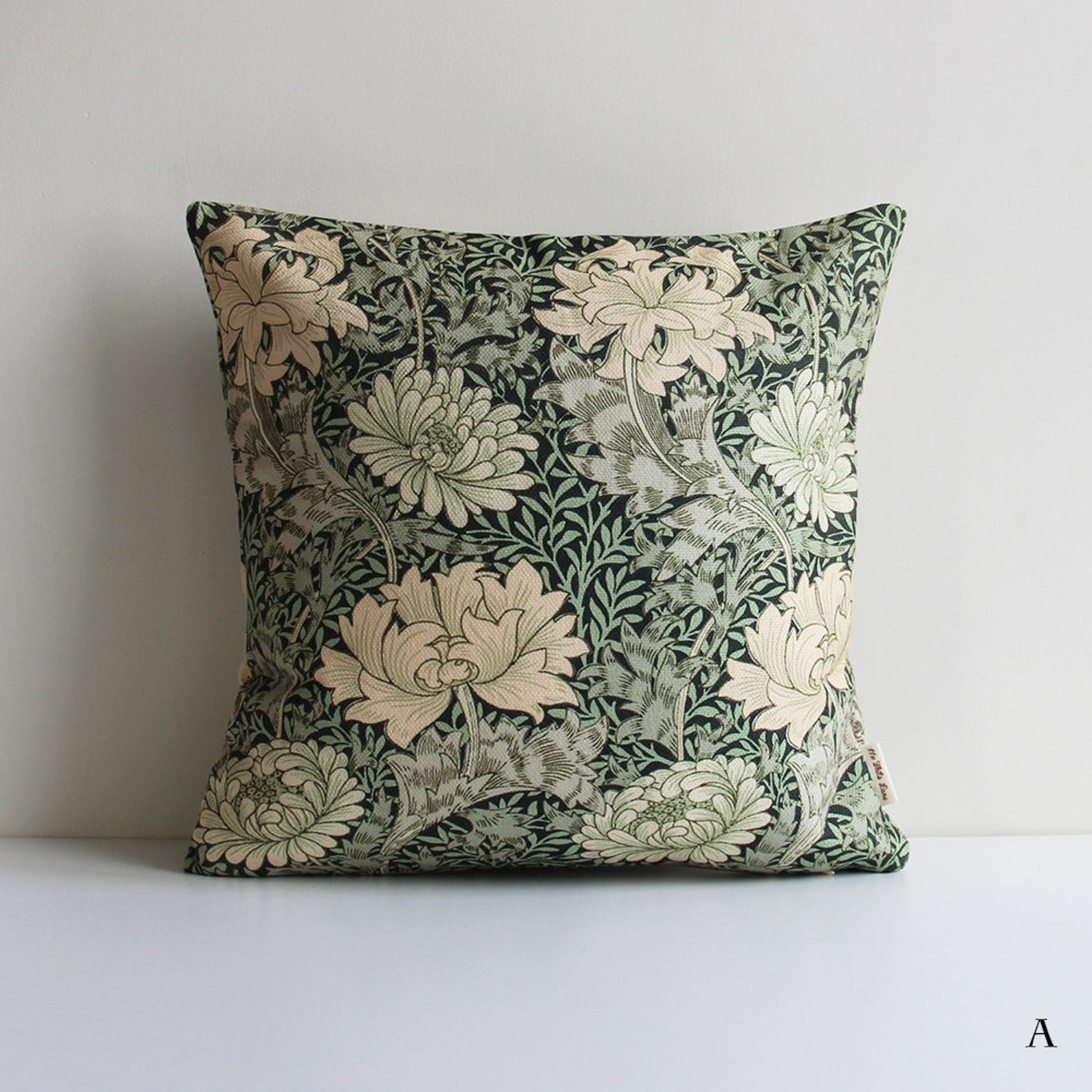 Classic William Morris Pattern Throw Pillow Cover - Morris Art Cushion ...