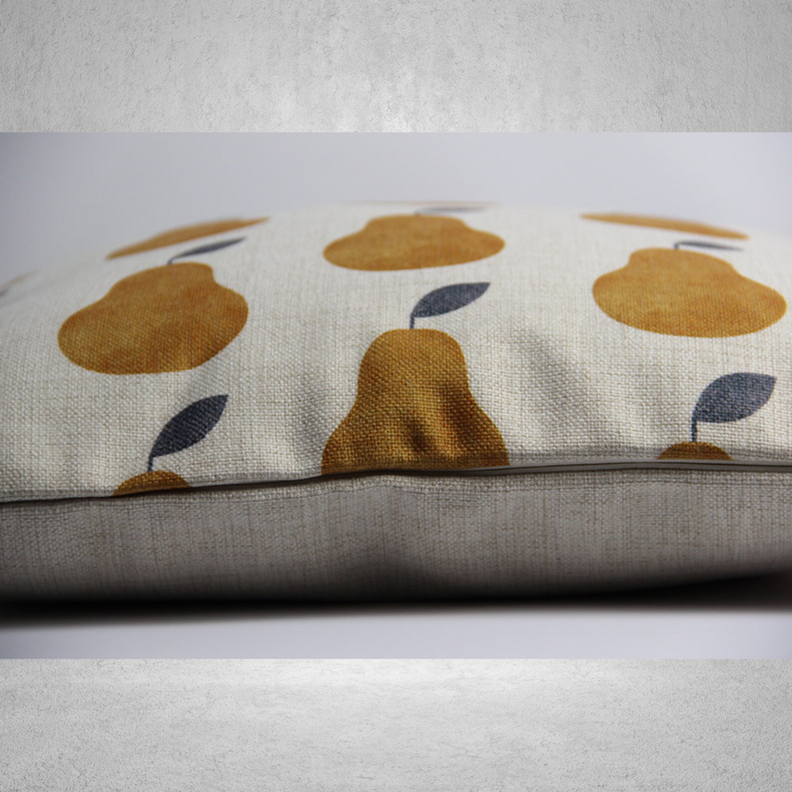 Golden Pears Decorative Throw Pillow Cover Autumn Season | Etsy