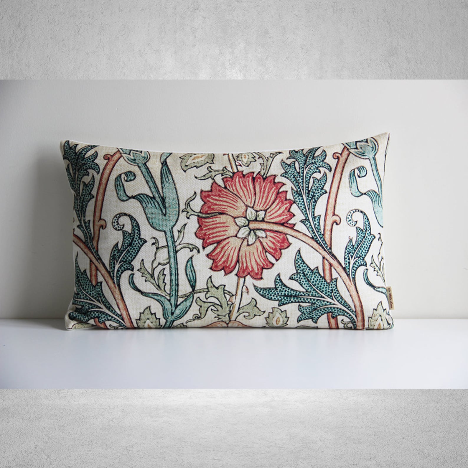 William Morris Floral Decorative Throw Pillow Cover, Decor Pillow Case ...