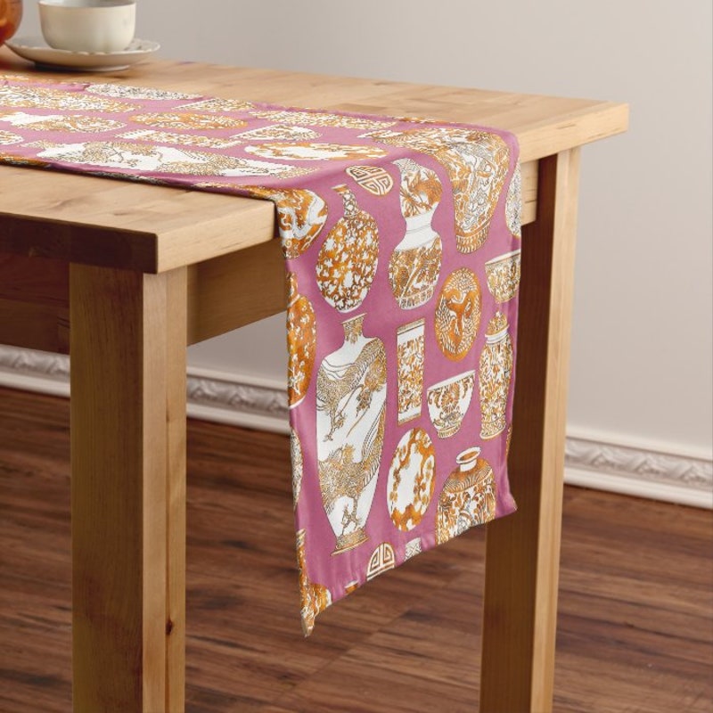 Asian Table Runner - Etsy