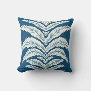 Botanical /florals Palm Tree Leaves Throw Pillow Cover Multi Colorways ...