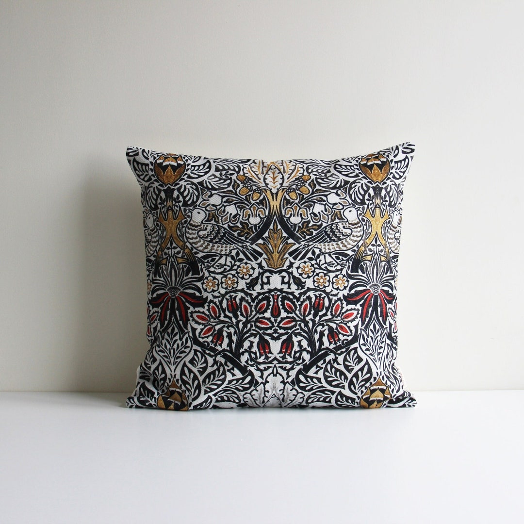 William Morris Design Draft Pattern Decorative Throw Pillow Cover ...