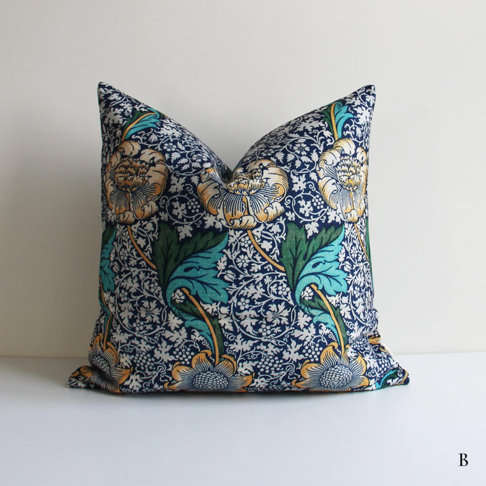 Classic William Morris Pattern Throw Pillow Cover - Morris Art Cushion ...