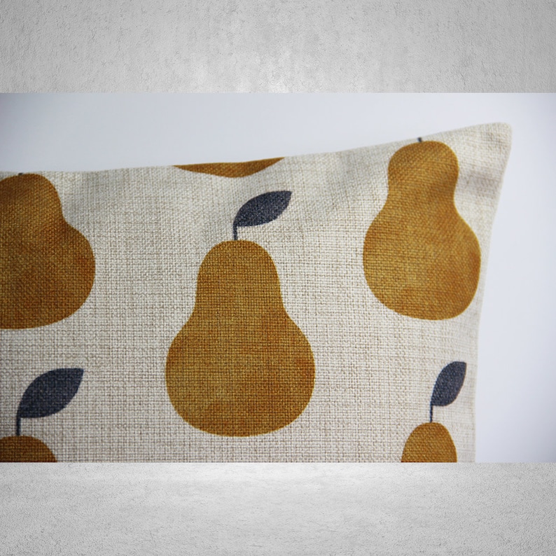 Golden Pears Decorative Throw Pillow Cover - Autumn Season Decor ...