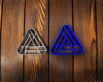 Circular Triangle Cookie Cutter From Mini to Large Rounded - Etsy