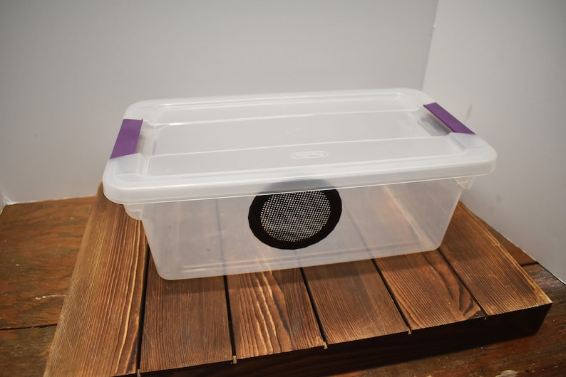 Vented Enclosure Isopod Terrarium Reptile Vivarium Container Multiple ...