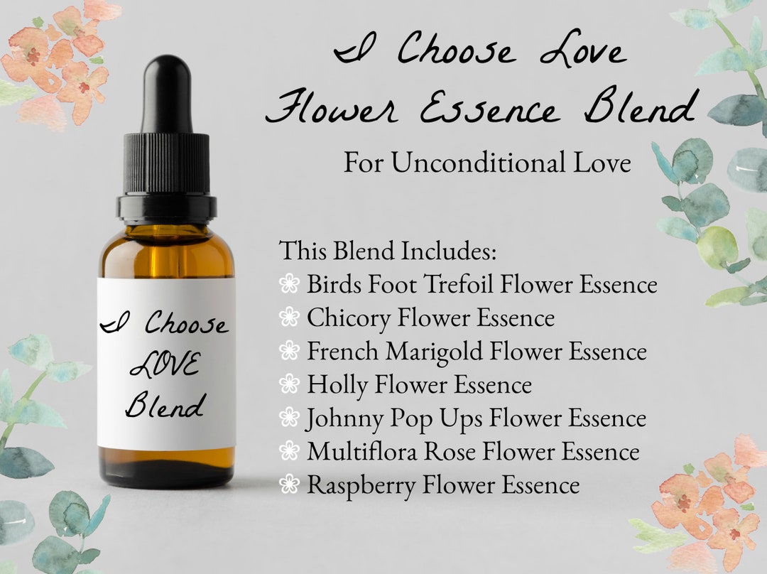 Love Flower Essence Blend | Flower Essence for Unconditional Love ...