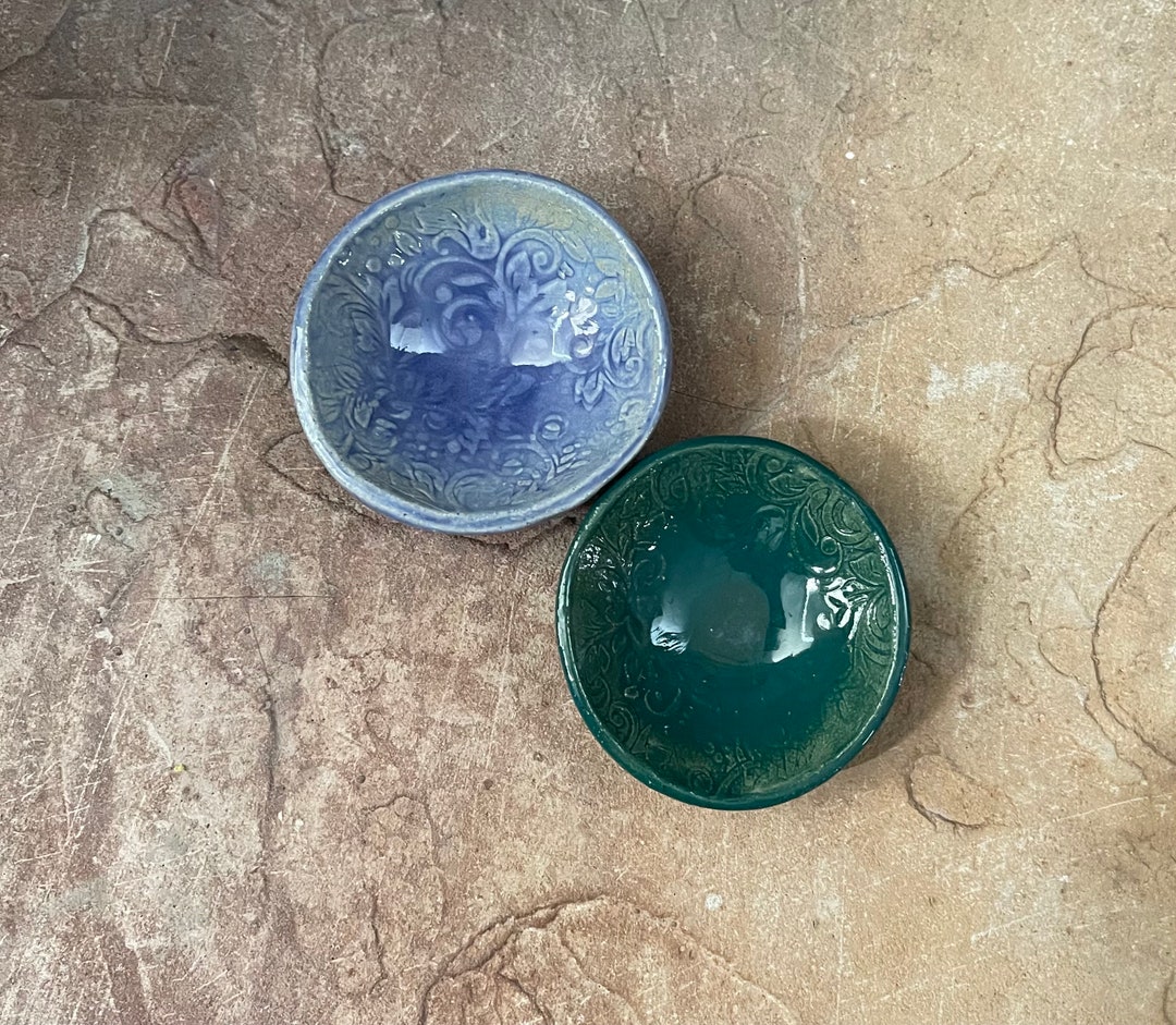 Handmade Pottery Small Ceramic Dishes for Rings, Jewelry, Trinkets ...