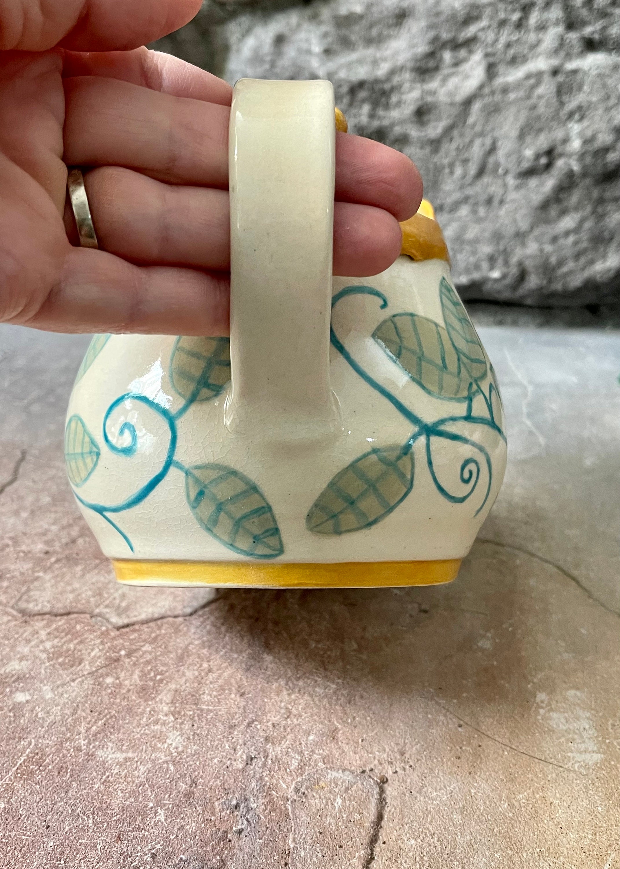 Handmade Pottery Pitcher Small Ceramic Pourer for Milk Cream - Etsy