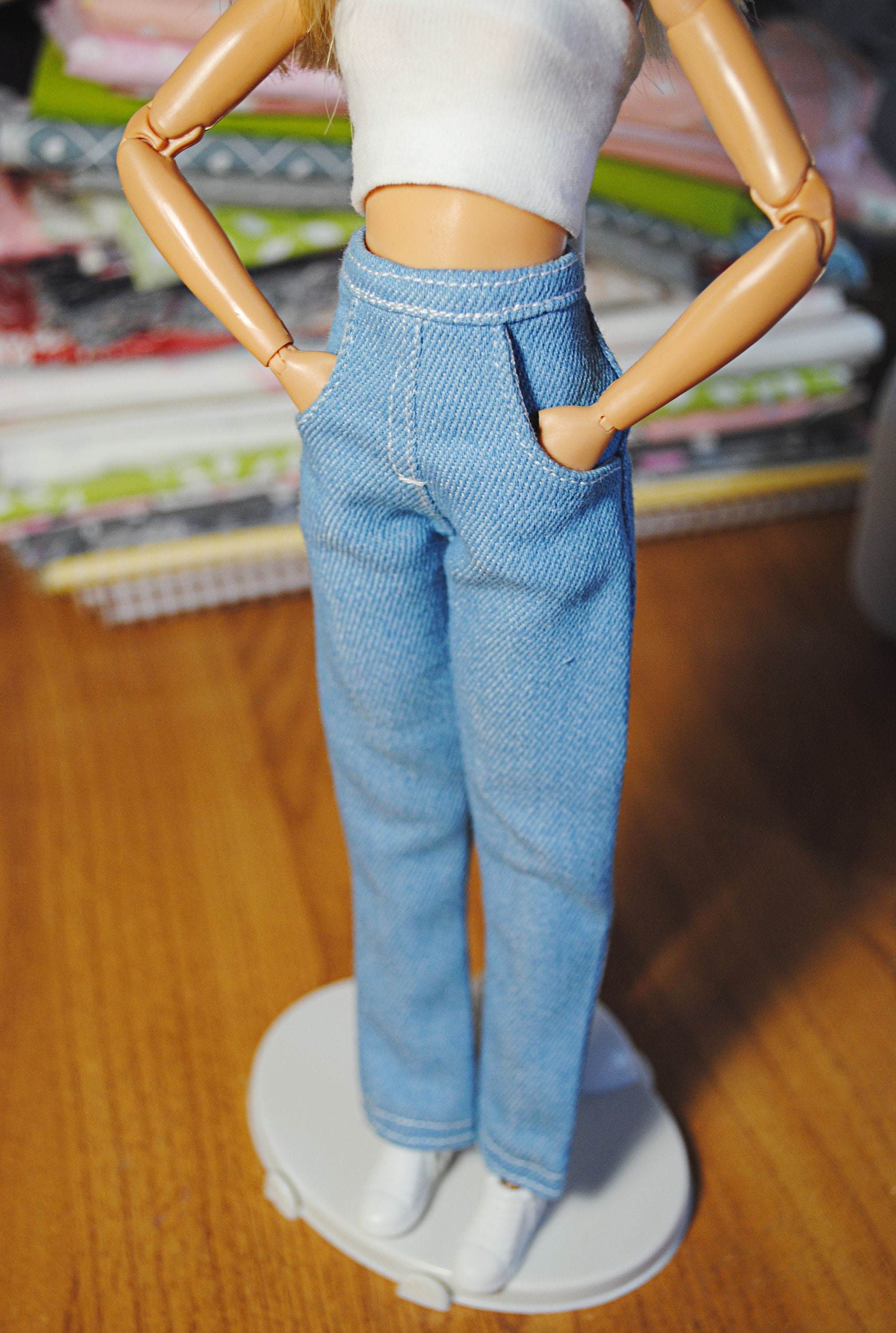 Jeans For Barbie Dolls Curvy Skipper Stacie Etsy