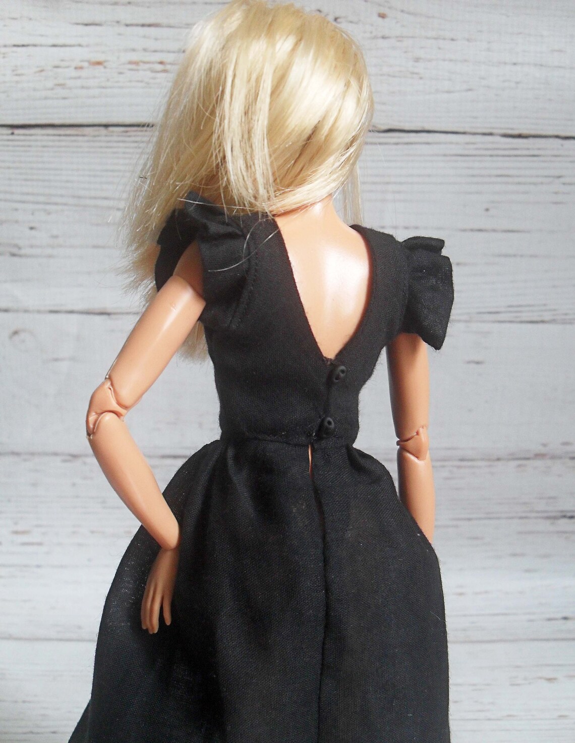 Barbie black dress clothes for doll | Etsy