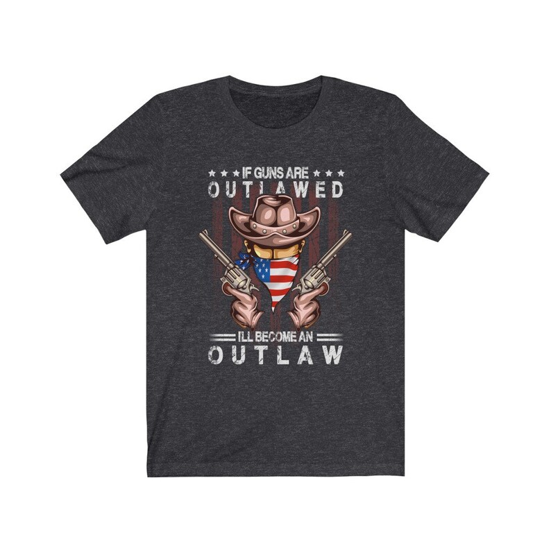 Outlaw Shirt Biker Style American Flag Guns Cowboy Shirt - Etsy