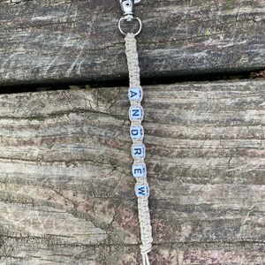 Custom Letter Keychain - Etsy