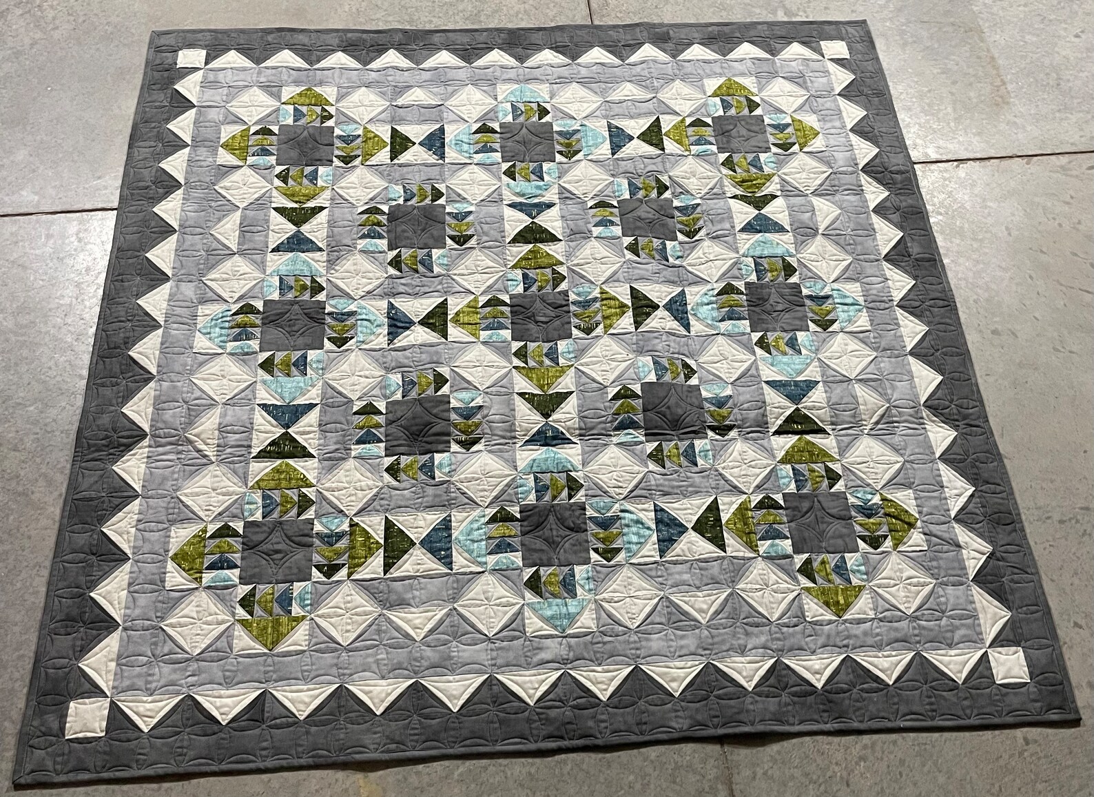 Flying Geese Quilt - Etsy