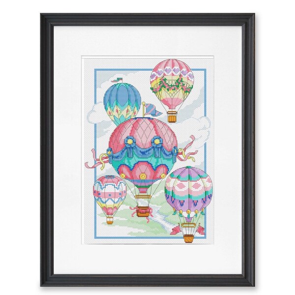 Balloon Cross Stitch - Etsy
