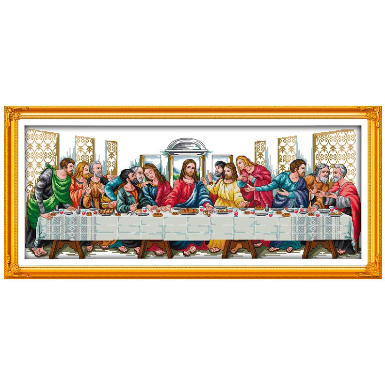 Cross Stitch Pattern - the Last Supper 2 -counted Cross Stitch/digital ...