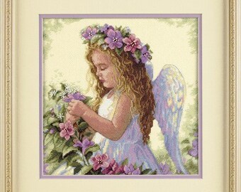 Angel Counted Cross Stitch - Etsy