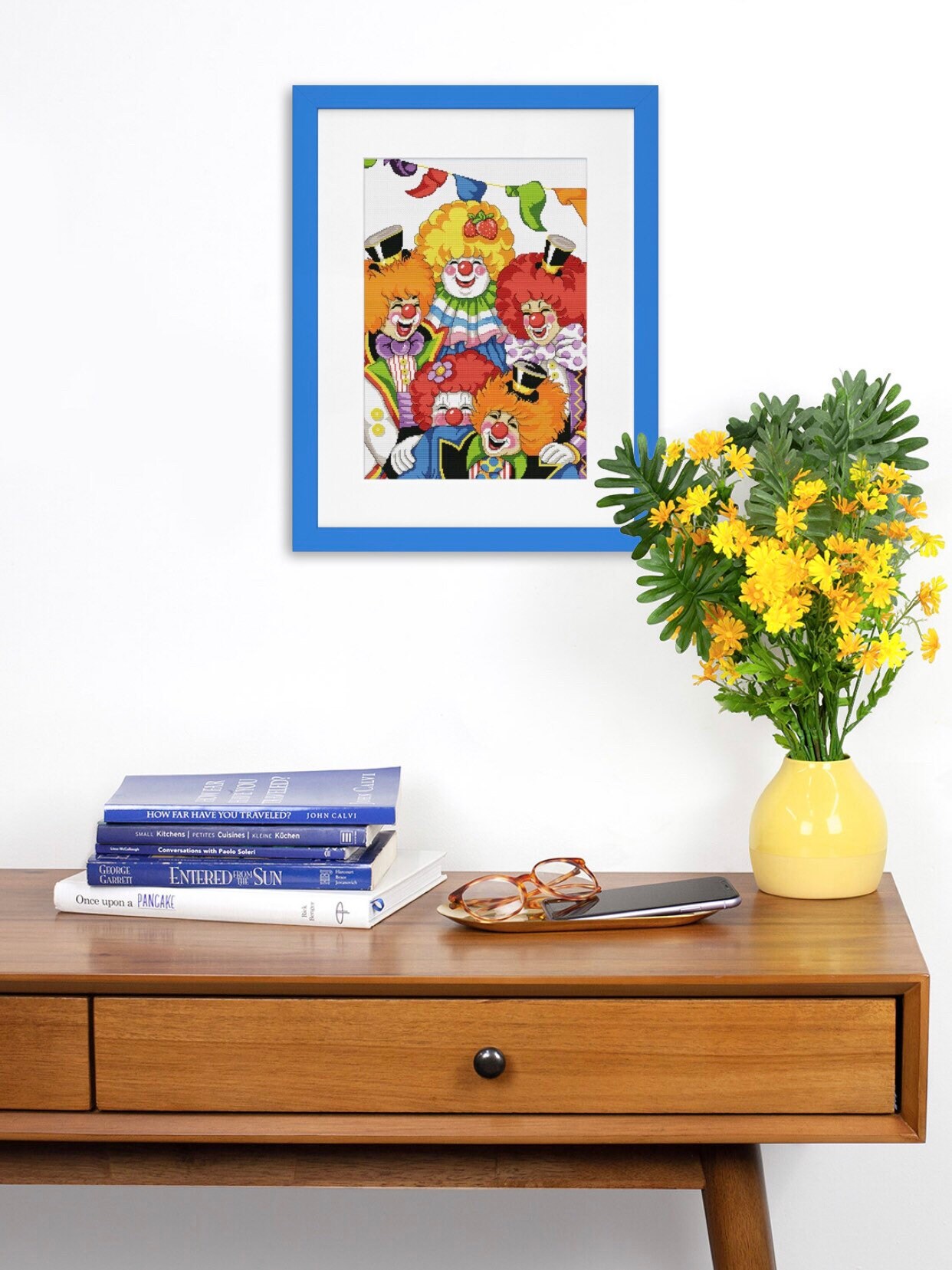 Cross Stitch Pattern - the Clowns - Easy Cross Stitch Pattern Design ...