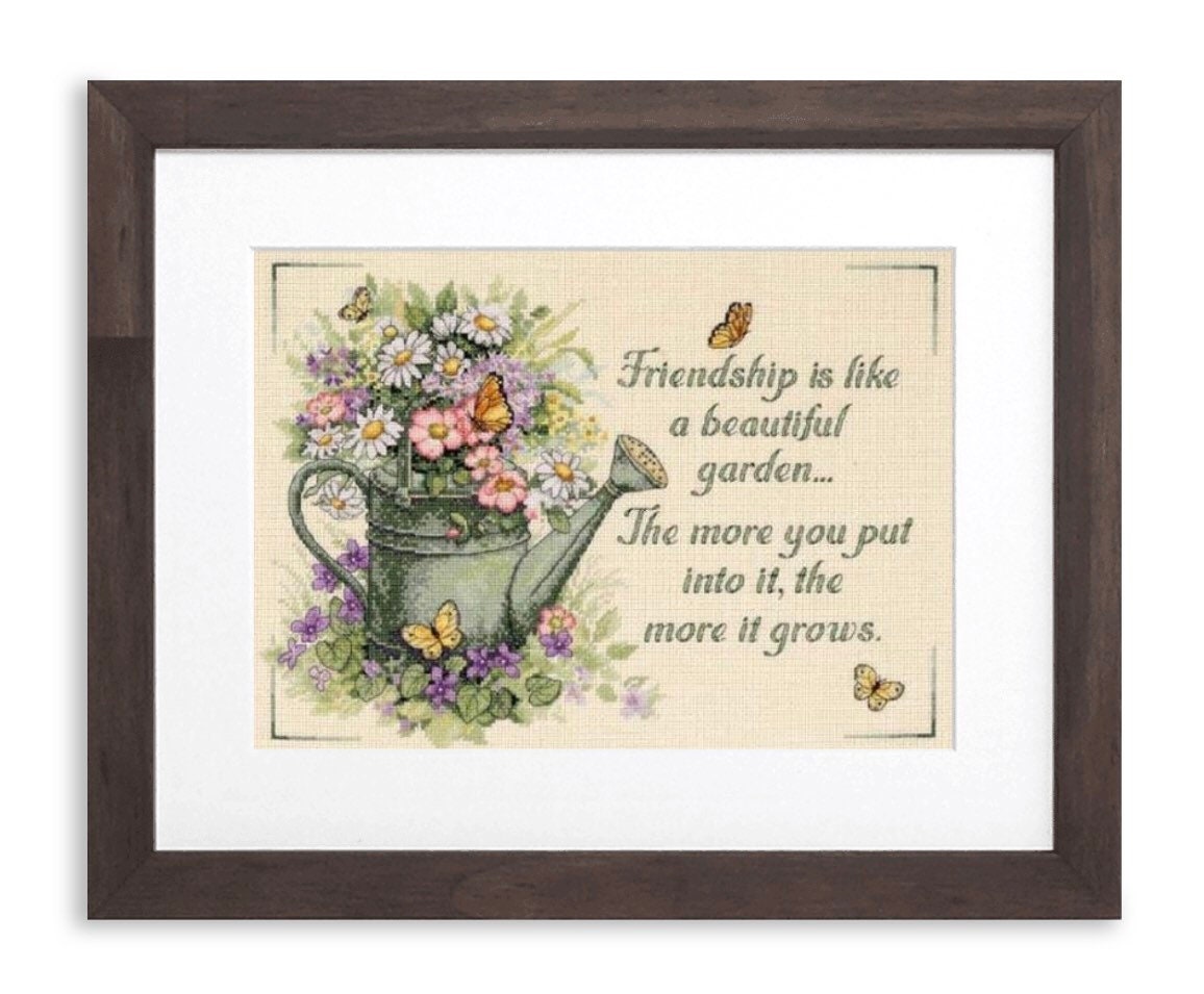 Friendship counted Cross Stitch/digital File/instant - Etsy Sweden