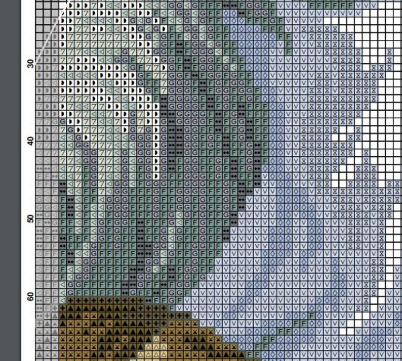 The Whisper Counted Cross Stitch/pdf File/instant Download - Etsy