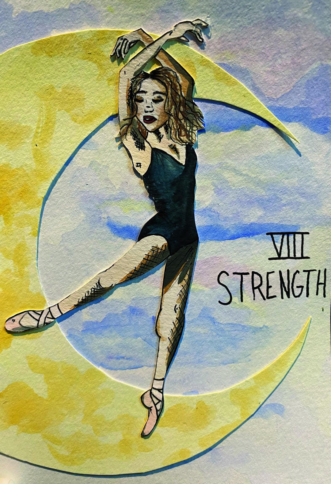 Strength Tarot Print - Etsy