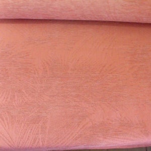 Groundworks Motu Chenille Pink Coral Cotton Linen Upholstery Fabric - Etsy