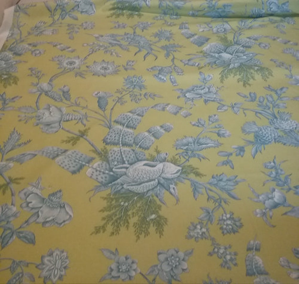 Brunschwig & Fils Shell Toile Cotton Print Upholstery Drapery - Etsy