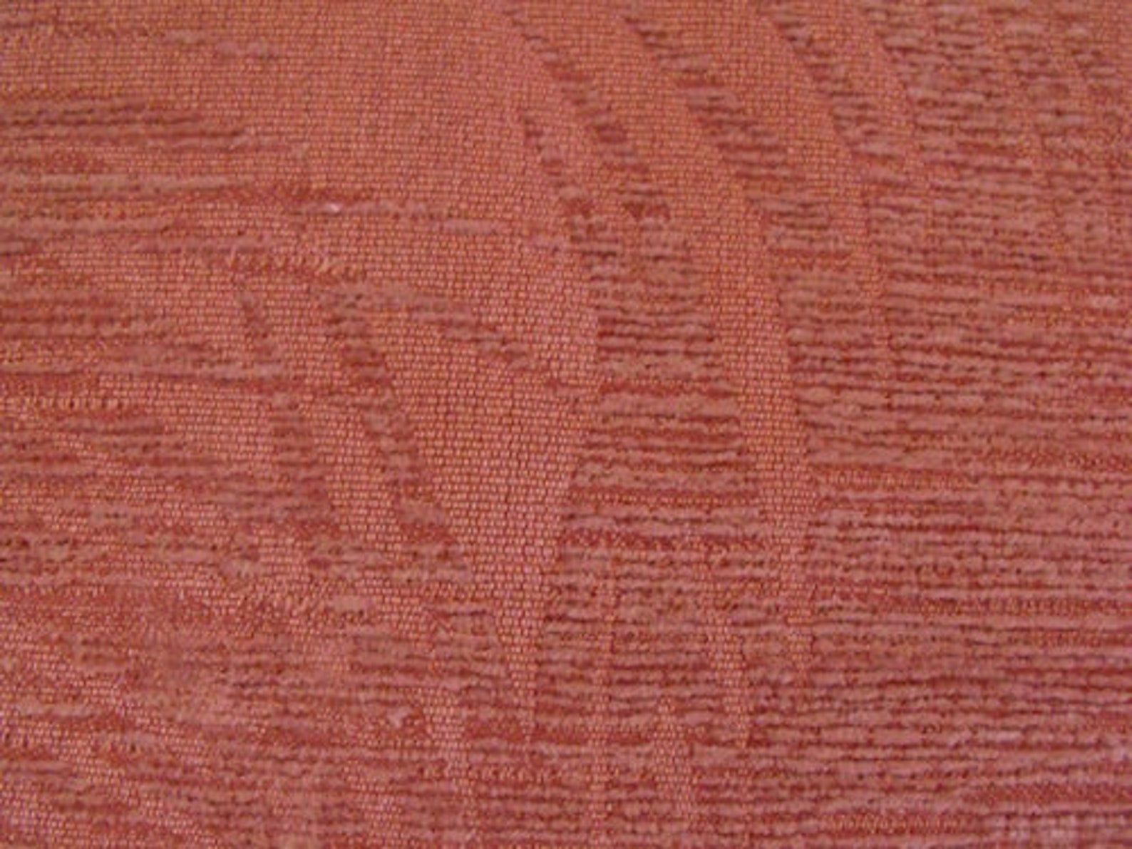 Groundworks Motu Chenille Pink Coral Cotton Linen Upholstery Fabric - Etsy