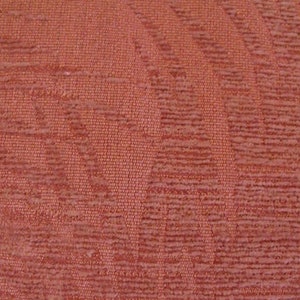 Groundworks Motu Chenille Pink Coral Cotton Linen Upholstery Fabric - Etsy