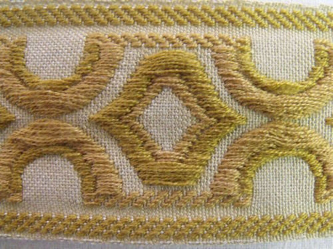 Vintage Lyon France 2-1/8″ Wool Trim Tape - Etsy