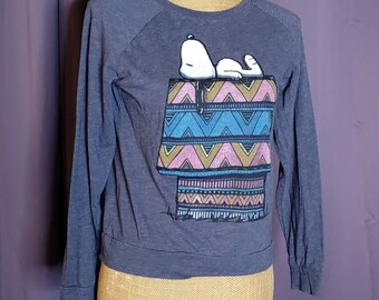Snoopy Crew Neck - Etsy