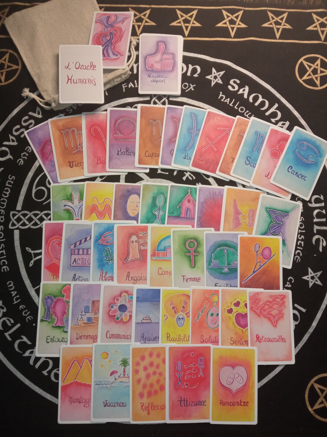 Elise Oracle Pack + Humanis Pocket Oracle 70 Cards + Oracle the Magic ...